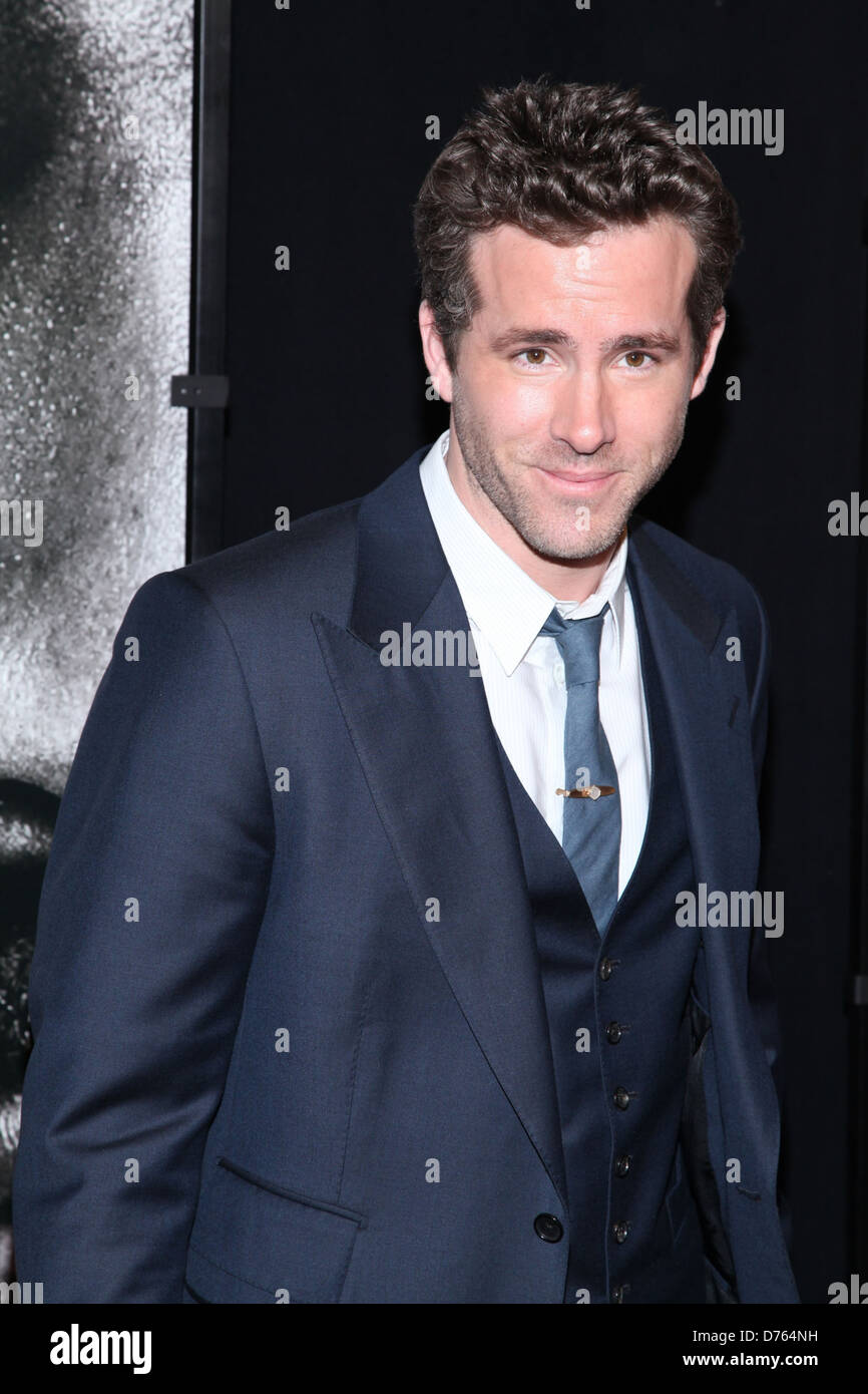 Ryan Reynolds New York Premiere of 'Safe House' held at the SVA Theater ...