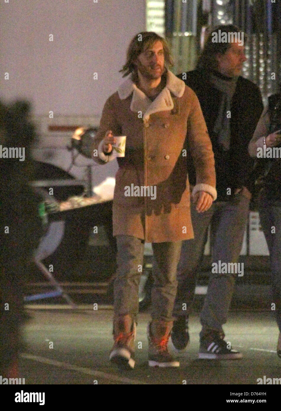 David Guetta films a commercial for Renault's new electric car "Twizy ...