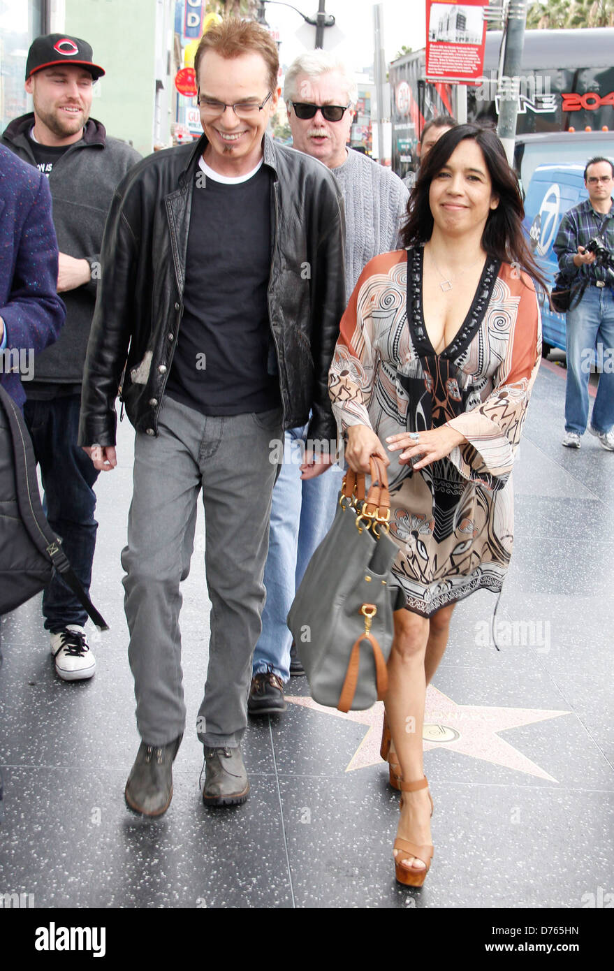 Billy Bob Thornton and his girlfriend Connie Angland walking along ...