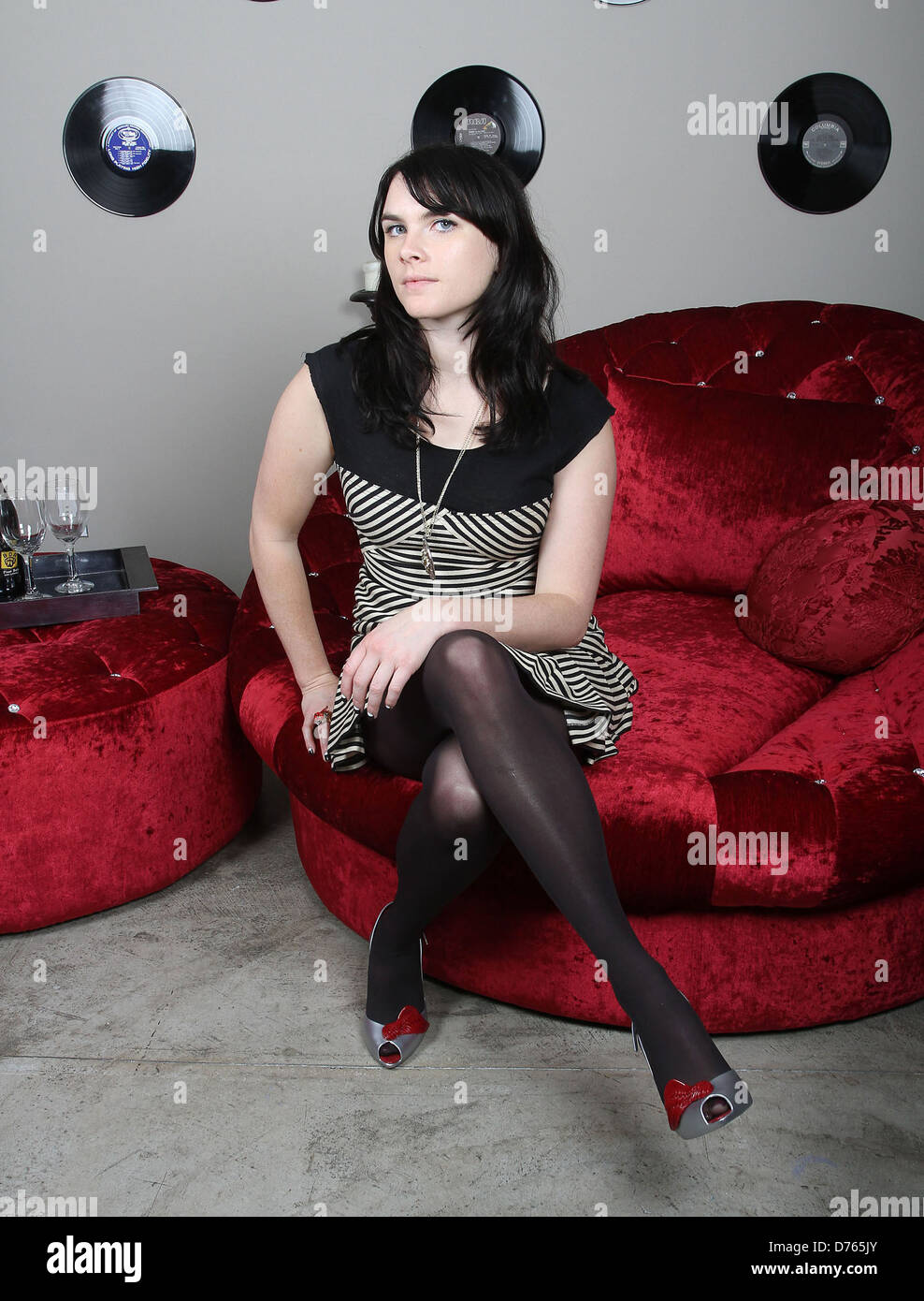 Victoria Asher aka Vicky T from Cobra Starship visits the Social Hill ...