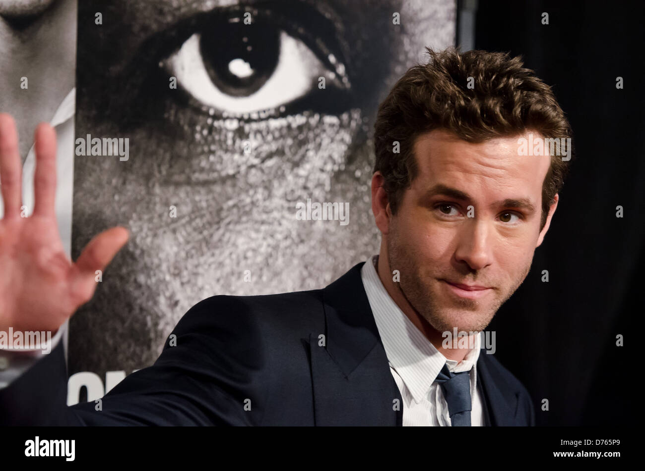Ryan Reynolds New York Premiere of 'Safe House' held at the SVA Theater ...