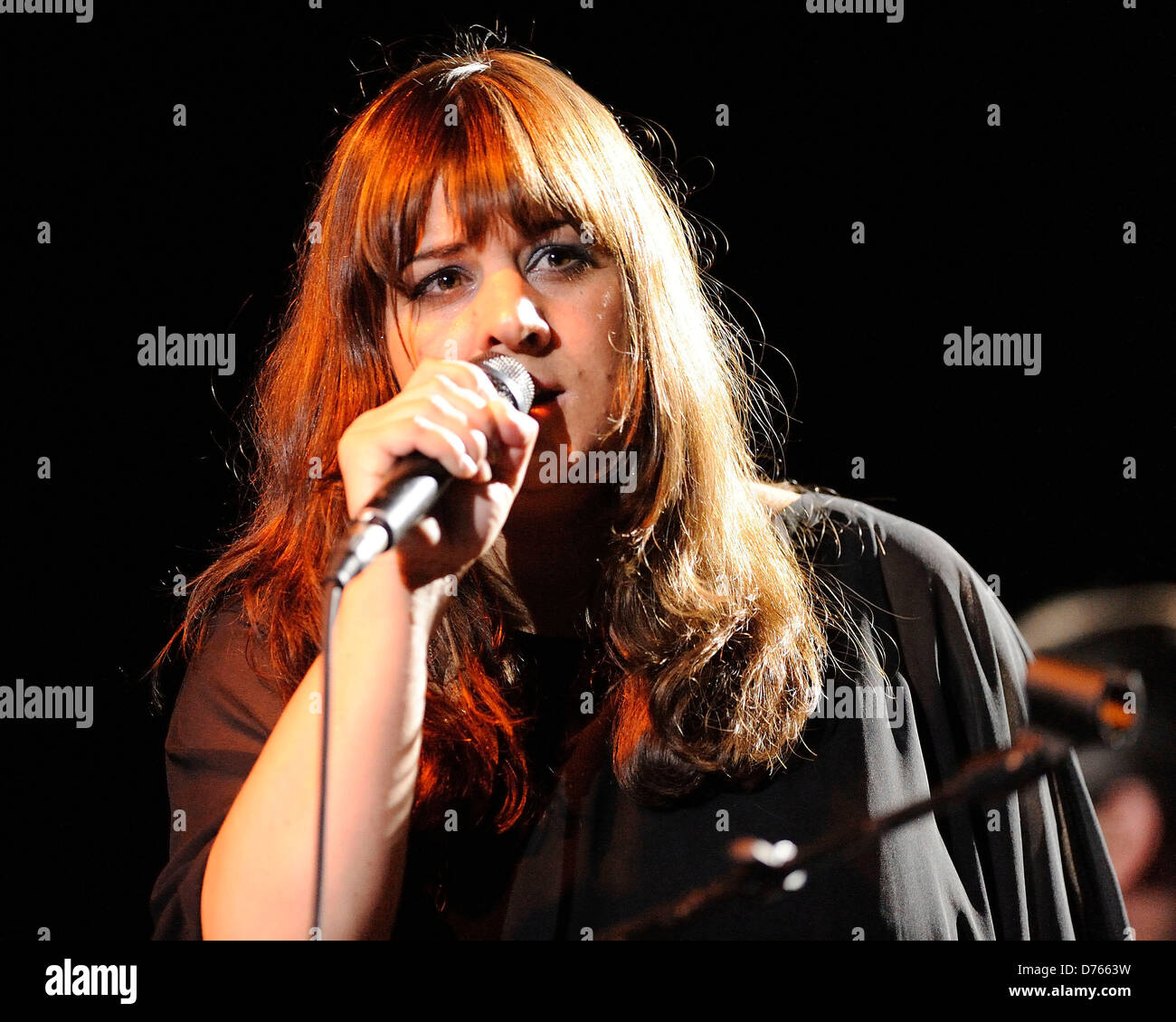 Rumer, aka Sarah Joyce, performs live on stage at the Virgin Mobile Mod ...