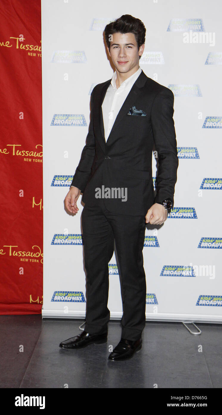 Nick Jonas at a pre-theater party during Kids Night On Broadway 2012 at ...