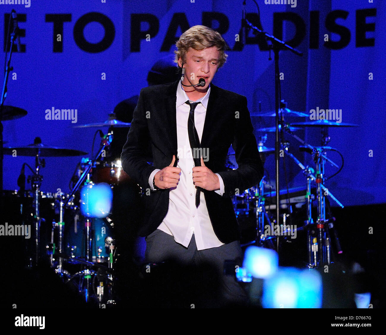 Cody Simpson performs live on stage at The Phoenix Concert Theatre ...