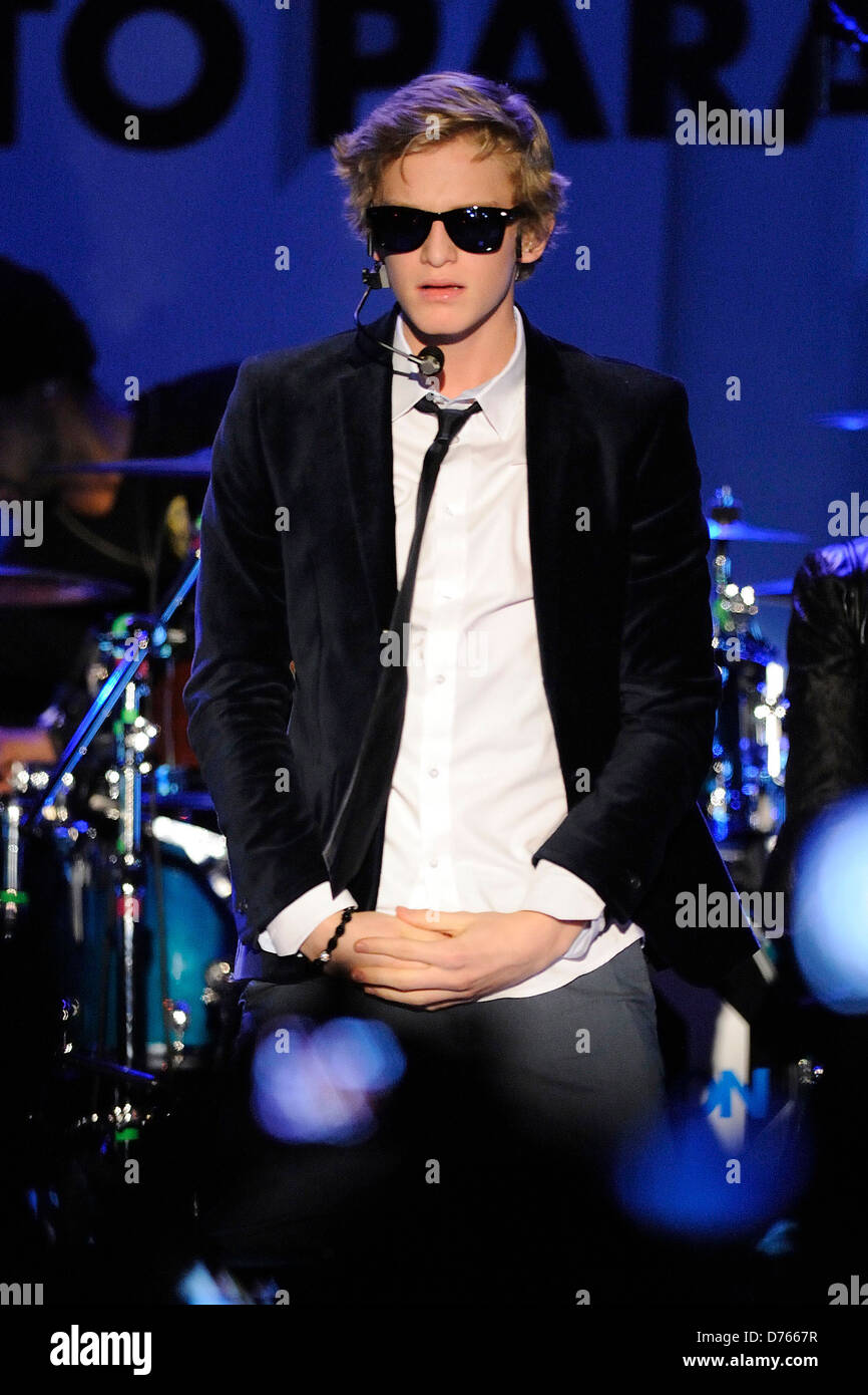 Cody Simpson performs live on stage at The Phoenix Concert Theatre ...