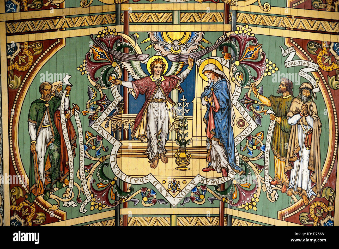 Ceiling painting with angel hi-res stock photography and images - Alamy