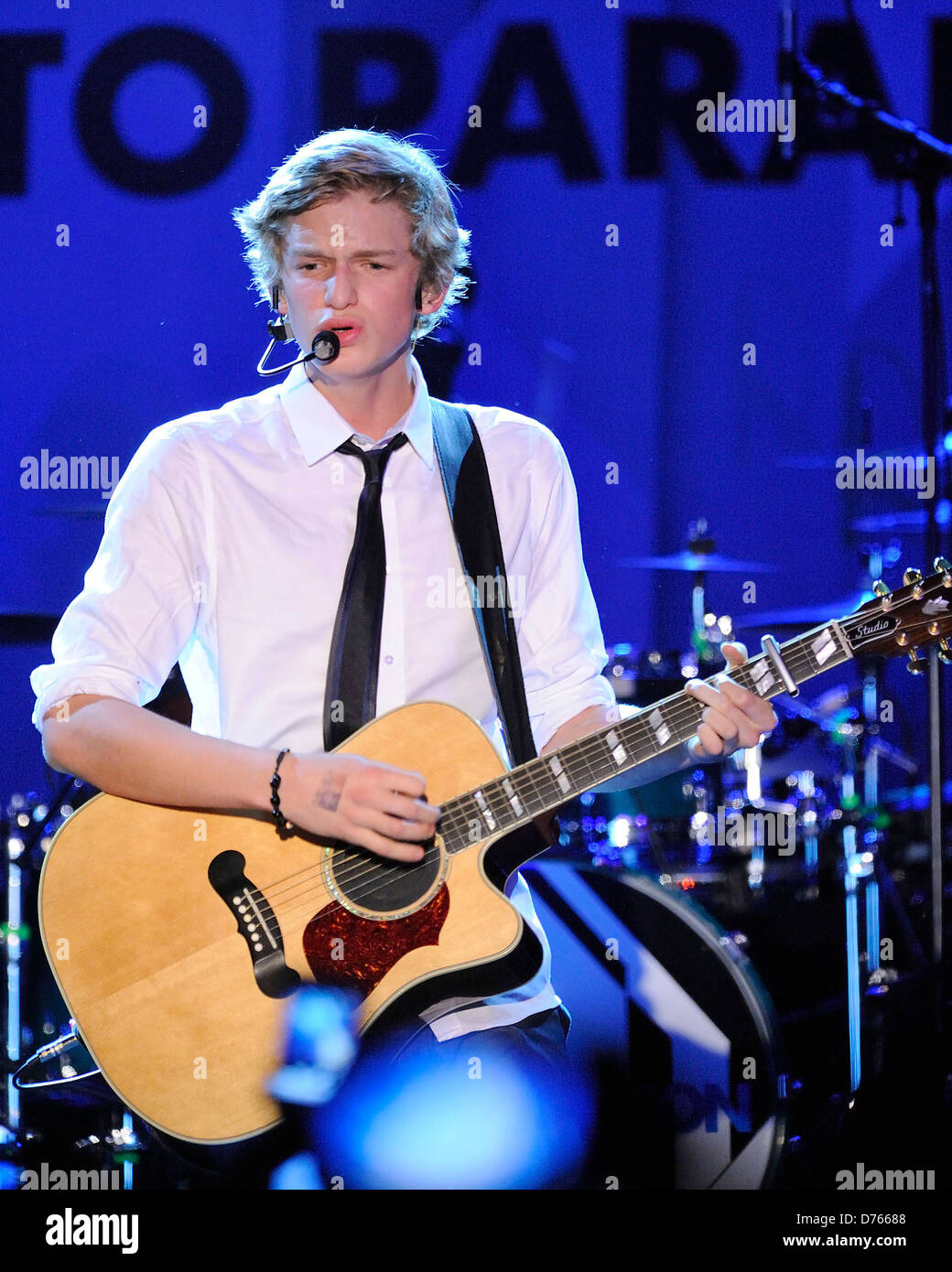 Cody Simpson performs live on stage at The Phoenix Concert Theatre ...