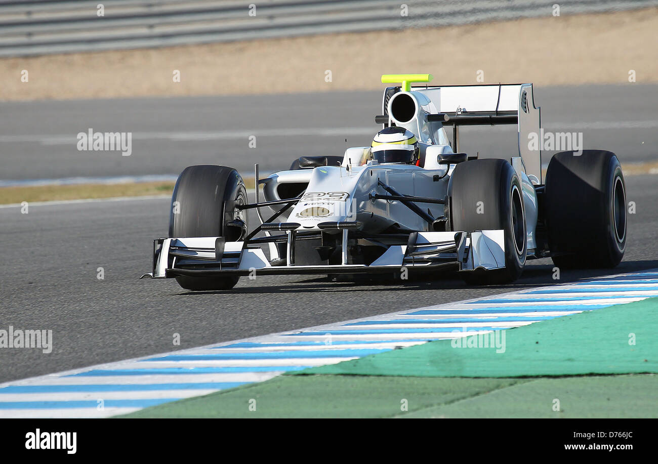 Pedro de la ROSA, ESP, Spain, HRT F1 Team F1 - Formula One - Test Run ...
