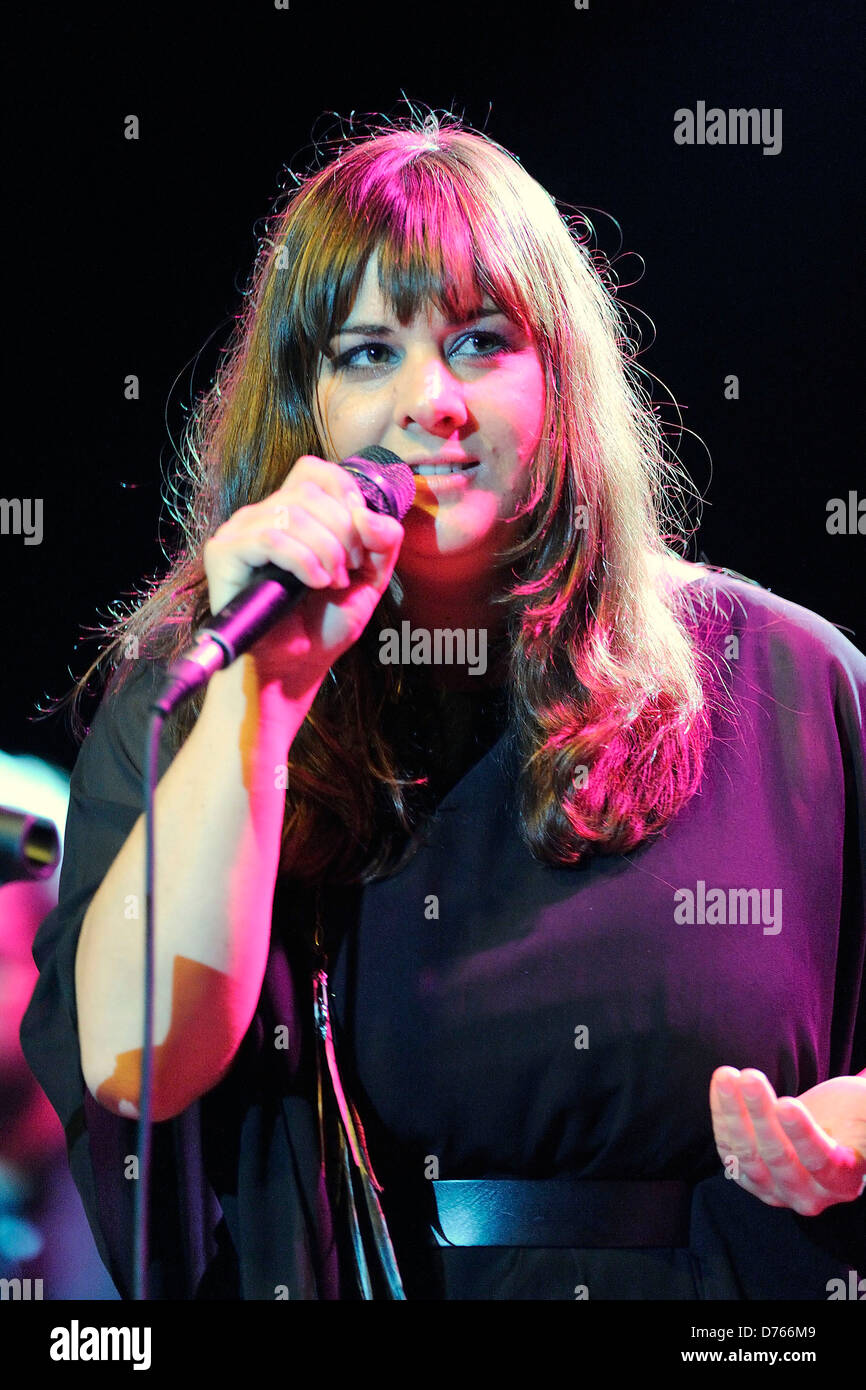 Rumer, aka Sarah Joyce, performs live on stage at the Virgin Mobile Mod ...