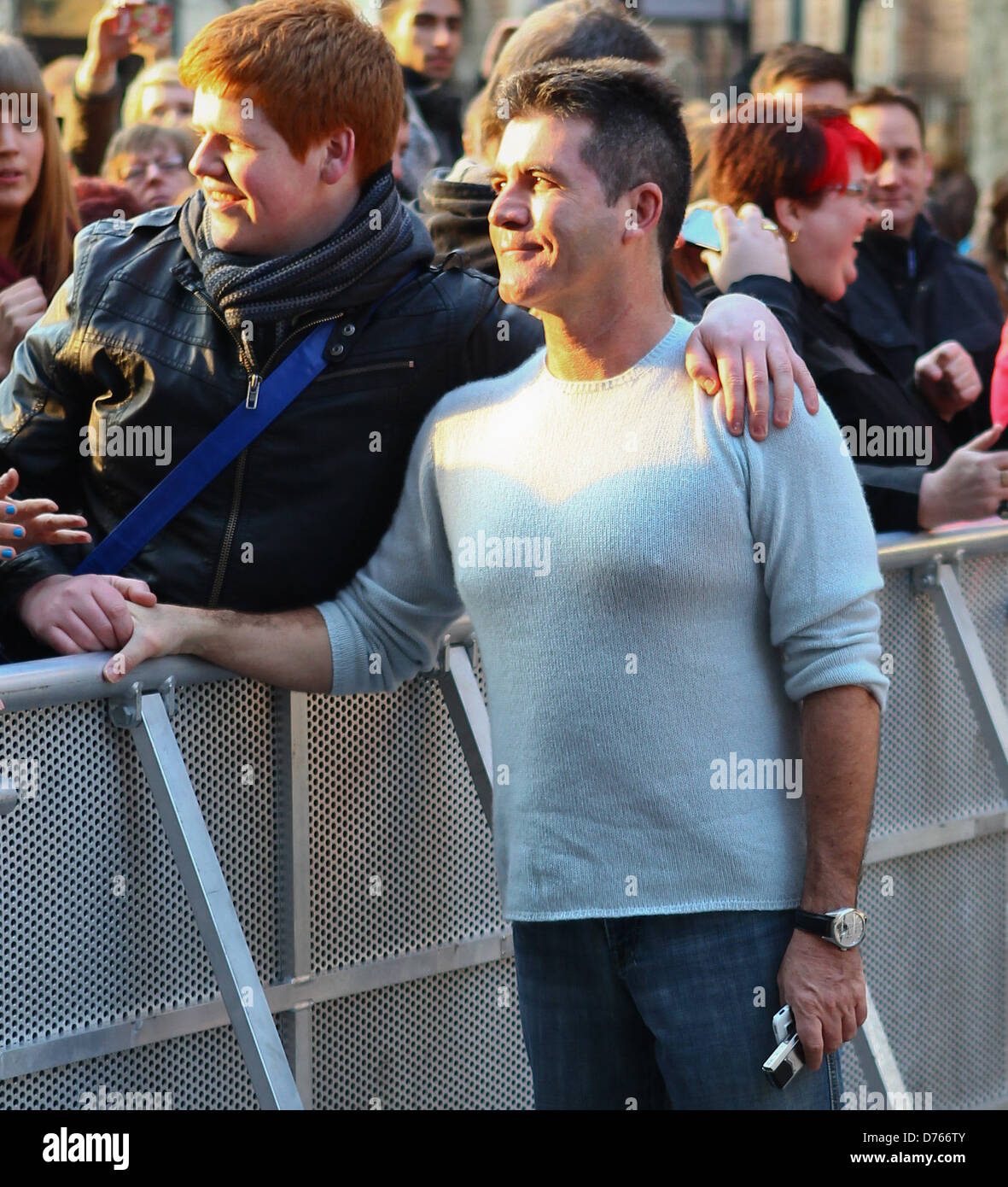 Simon Cowell Judges arriving at the 'Britian's Got Talent' auditions ...