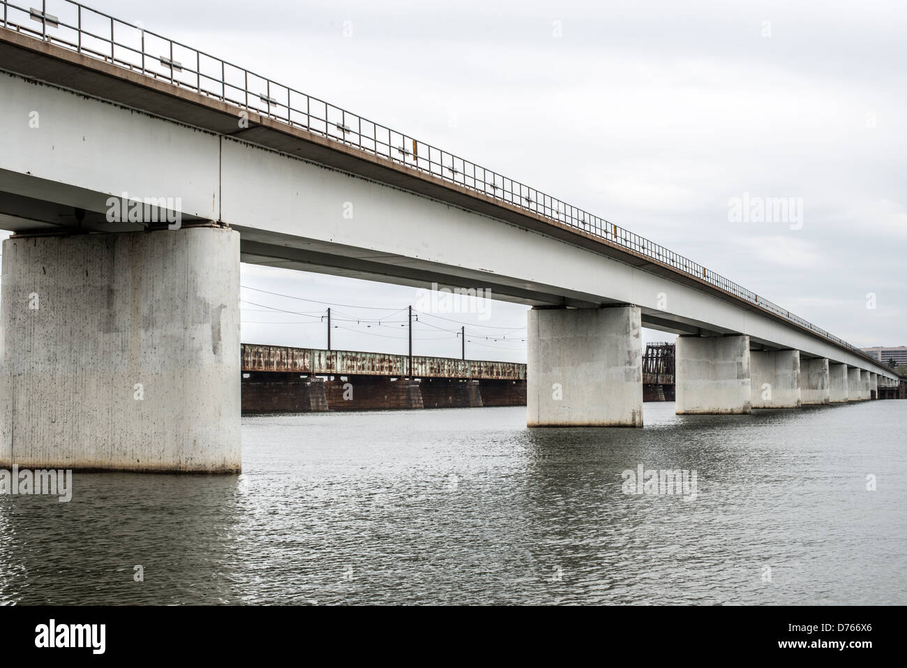 Washington dc metro bridge hi-res stock photography and images - Alamy