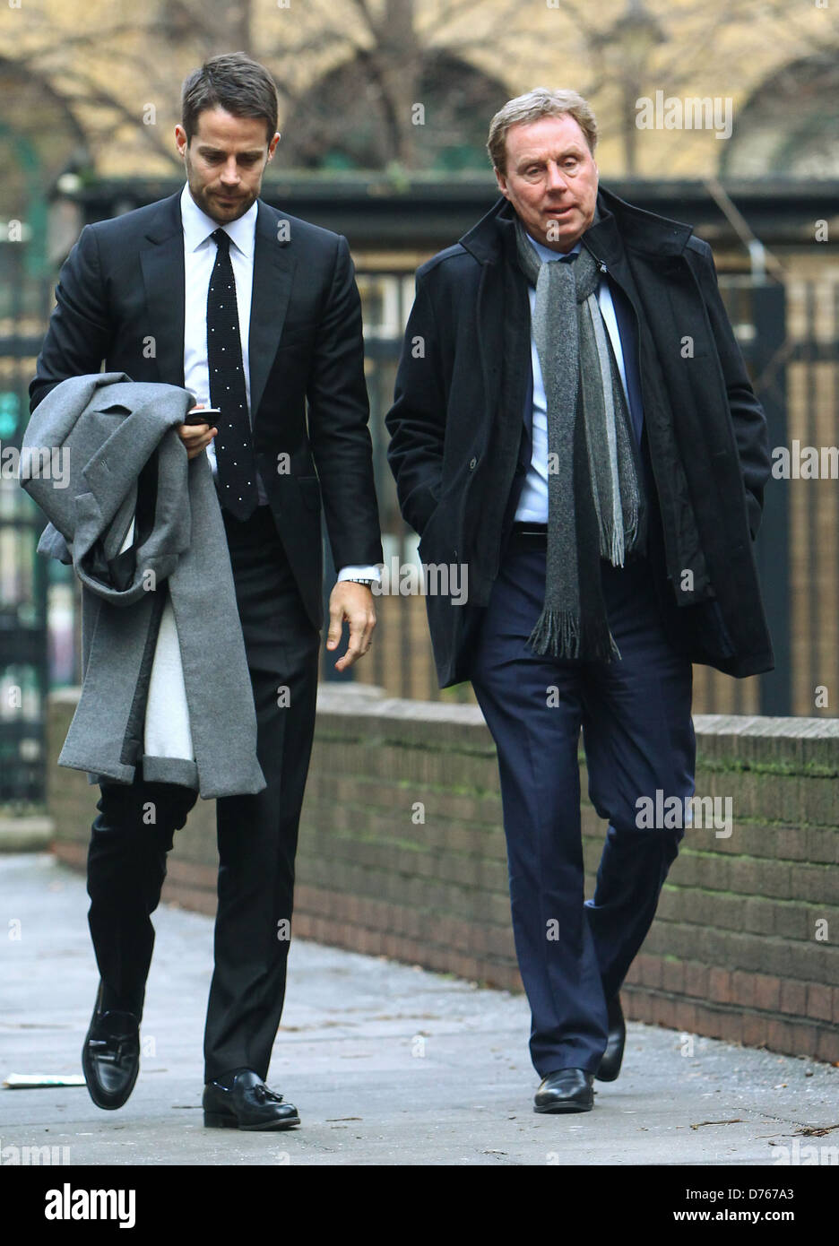 Jamie Redknapp and Harry Redknapp arrives at Southwark Crown Court to ...