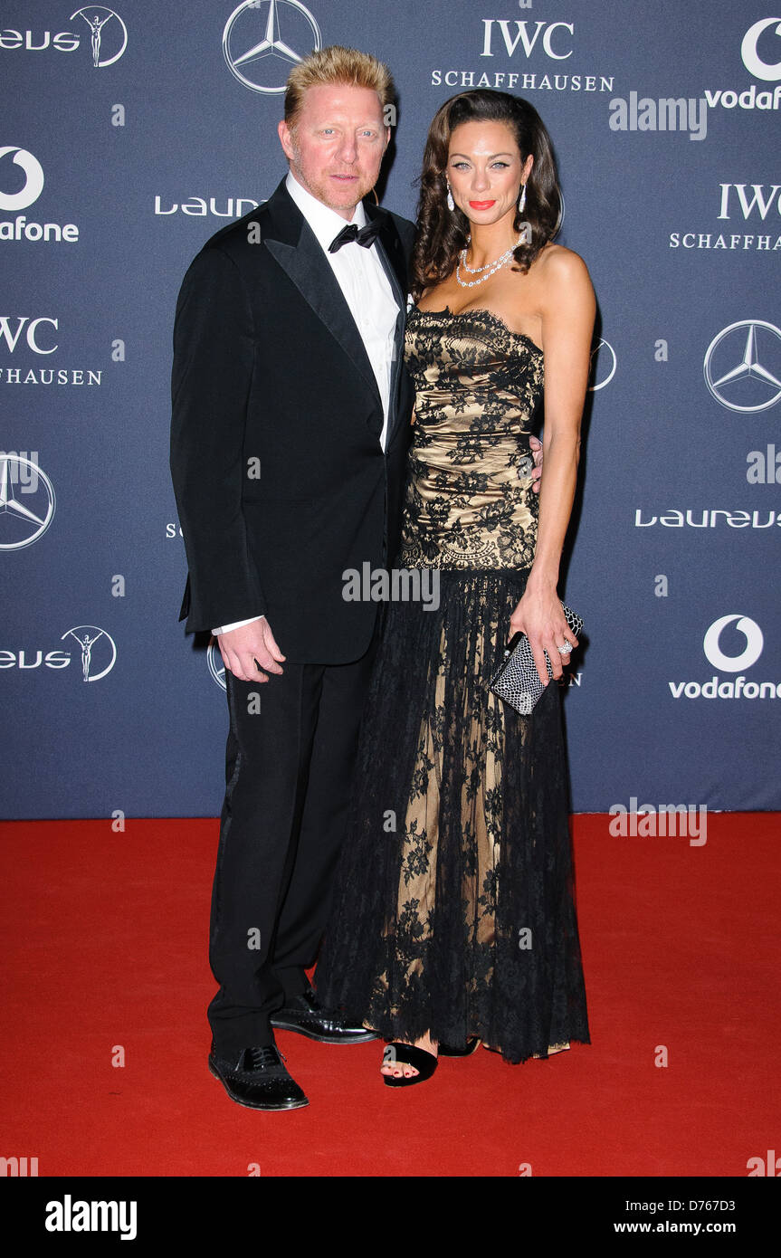 Boris Becker and Sharlely Becker Laureus Sport Awards held at the Queen ...