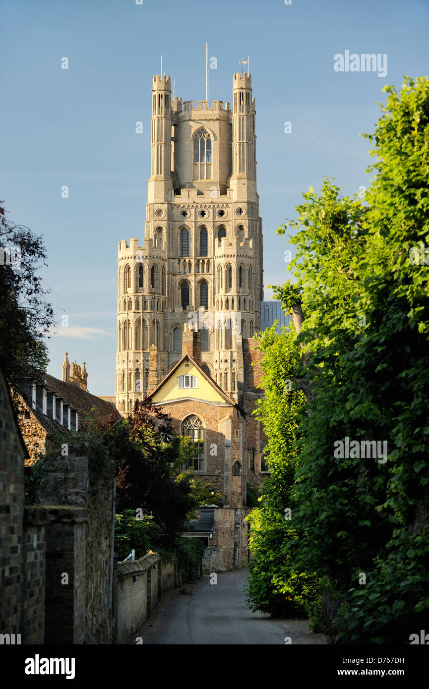 Cambridgeshire england uk english medieval cathedrals tower precinct hi ...