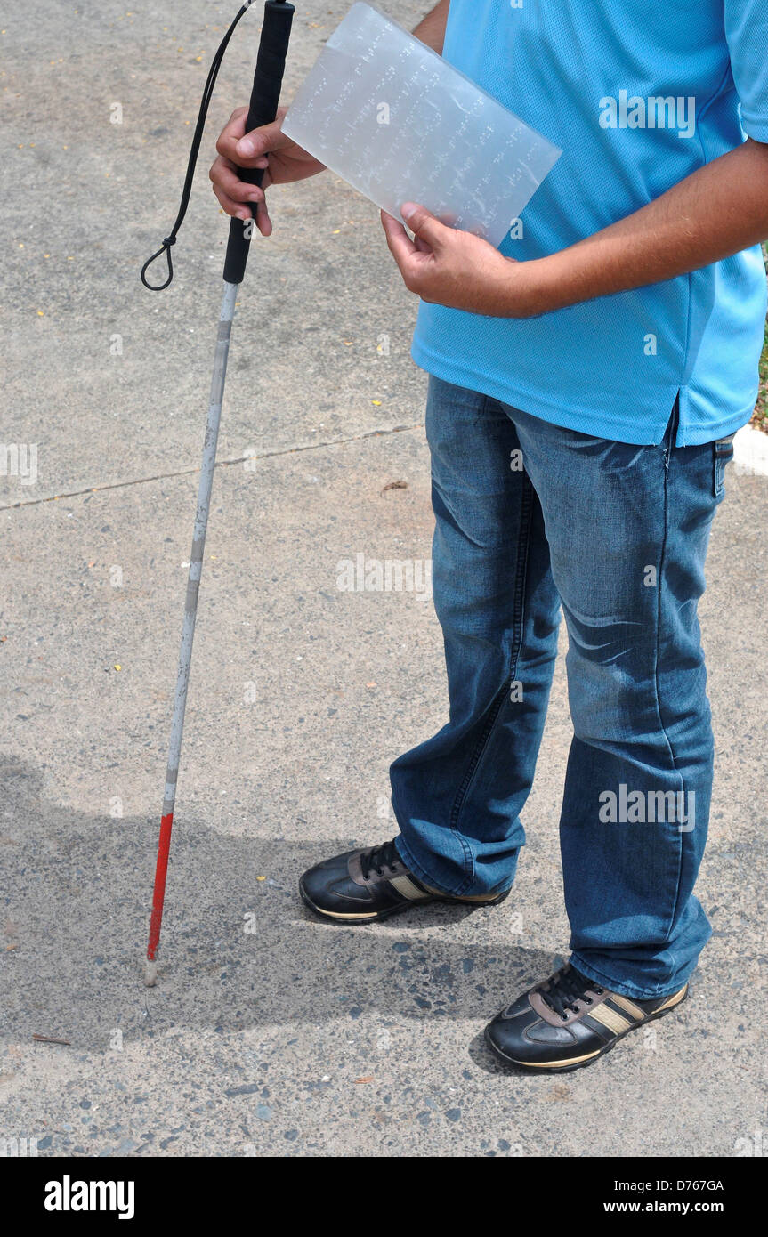 Blind man standing in the street hi-res stock photography and images ...