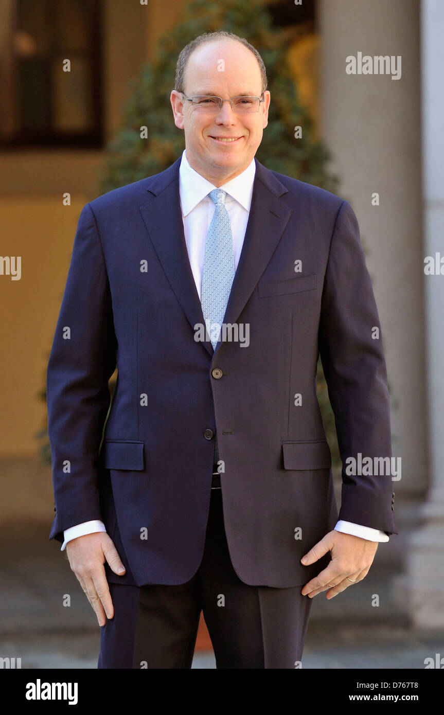 Prince Albert Prince Albert II of Monaco with President of the Republic ...