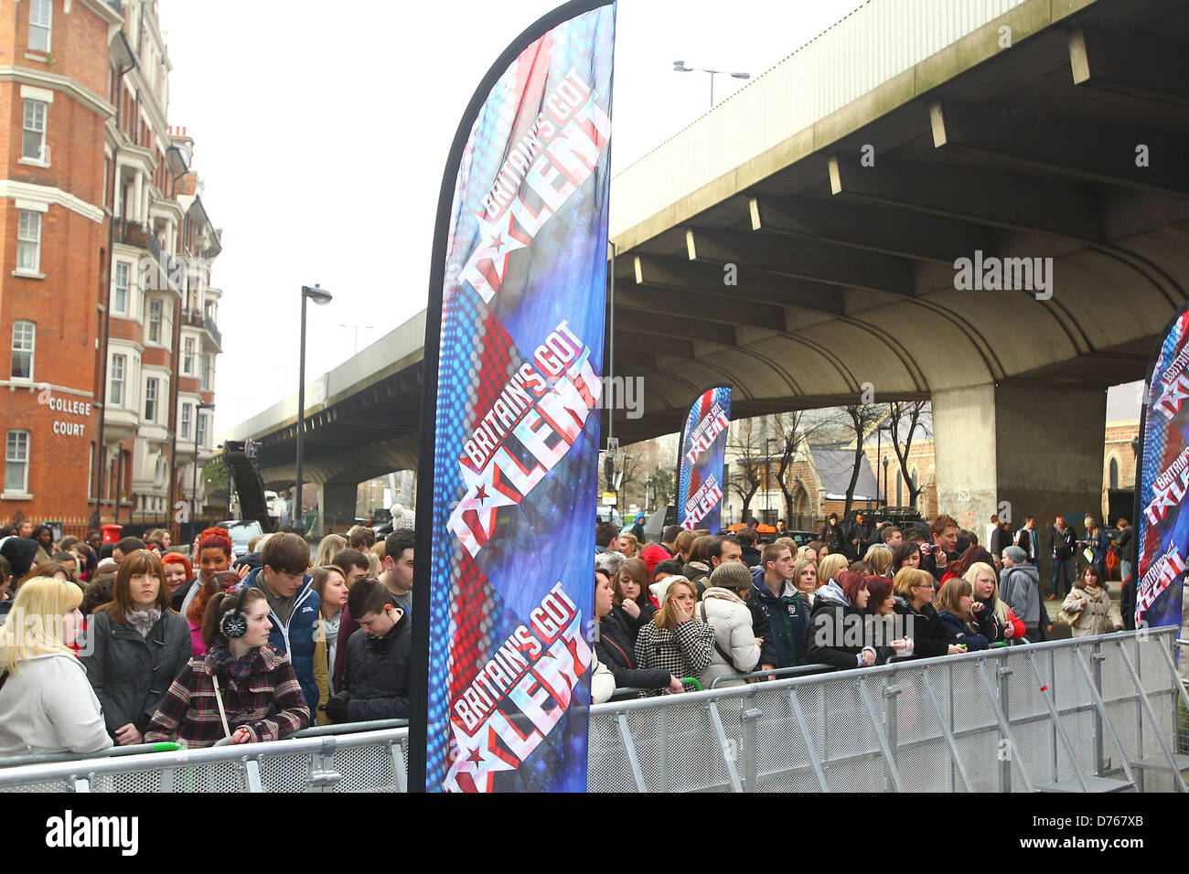 Atmosphere at the 'Britain's Got Talent' auditions at the Hammersmith ...