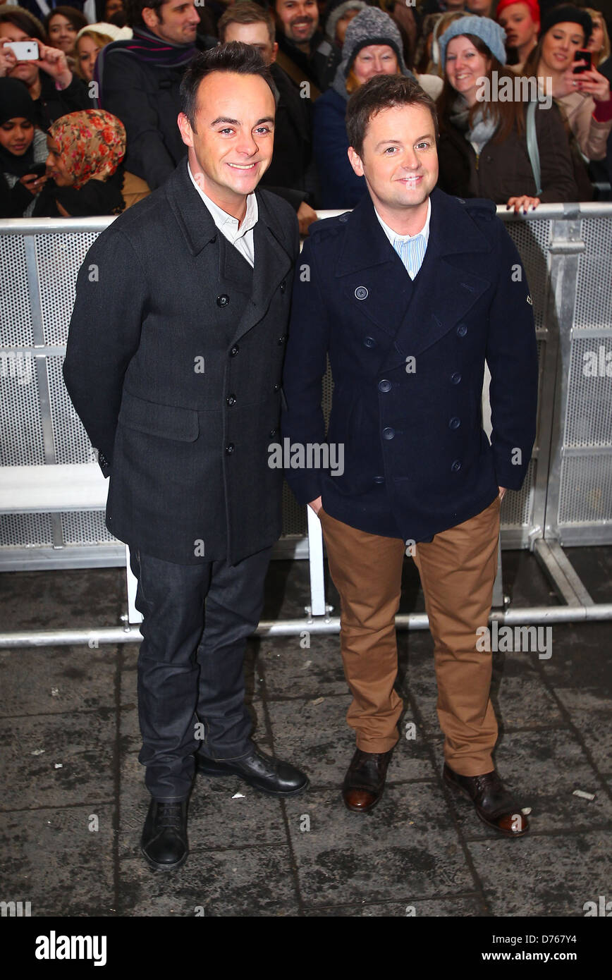 Anthony McPartlin and Declan Donnelly aka Ant and Dec at the 'Britain's ...