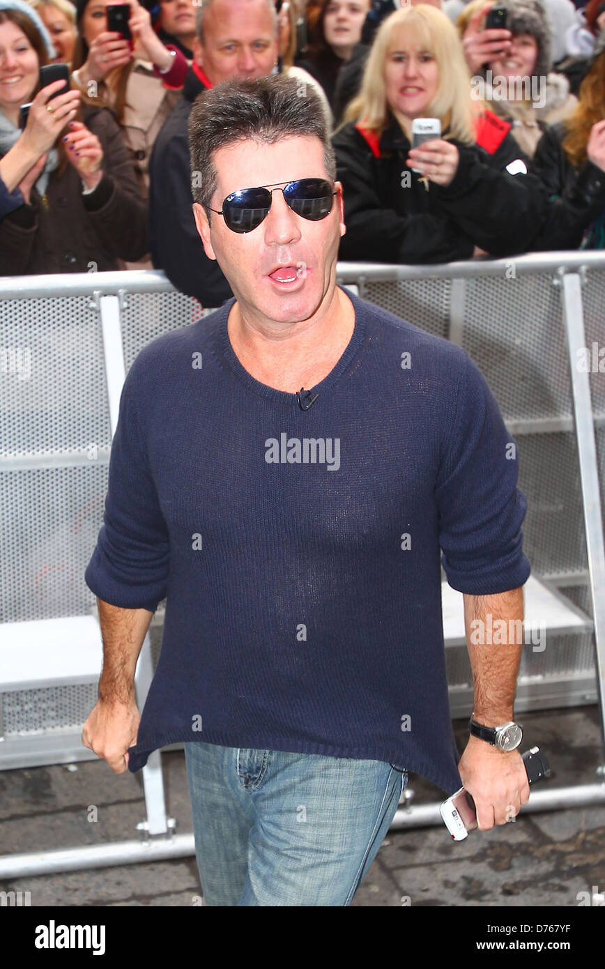 Simon Cowell at the 'Britain's Got Talent' auditions at the Hammersmith ...