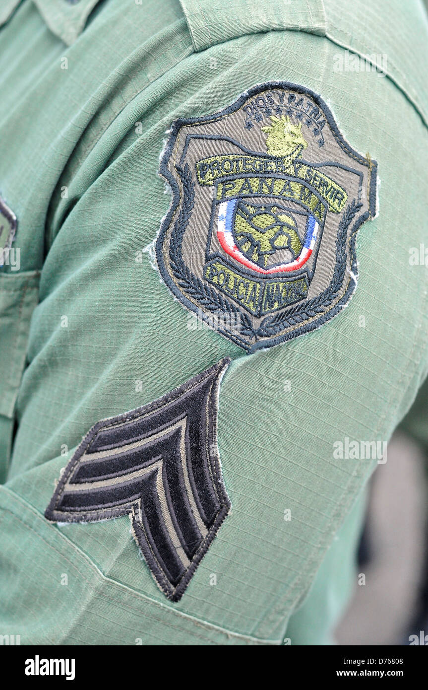 Panama police patch hi-res stock photography and images - Alamy