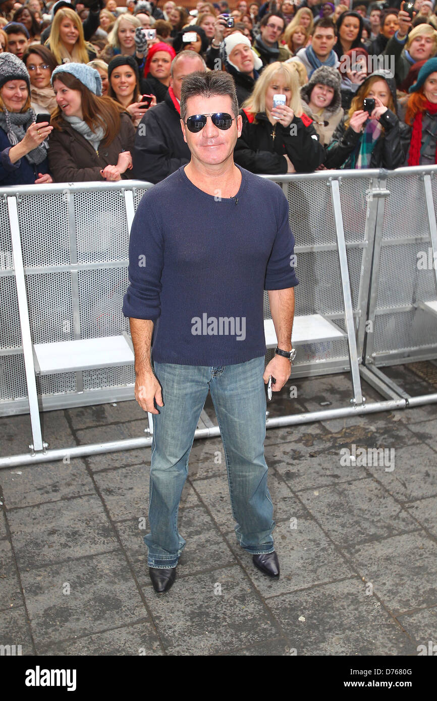 Simon Cowell at the 'Britain's Got Talent' auditions at the Hammersmith ...