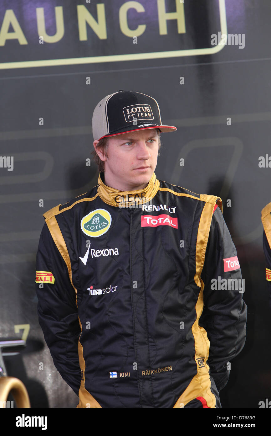 Kimi raikkonen lotus renault f1 hi-res stock photography and images - Alamy