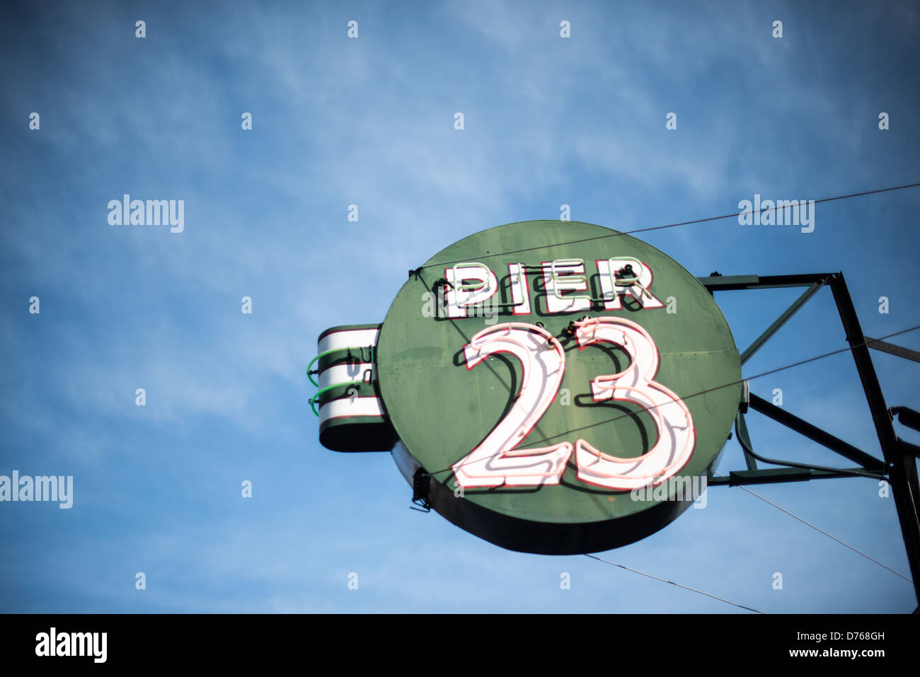 Pier 23 Neon Sign Embarcadero San Francisco California // SAN FRANCISCO ...