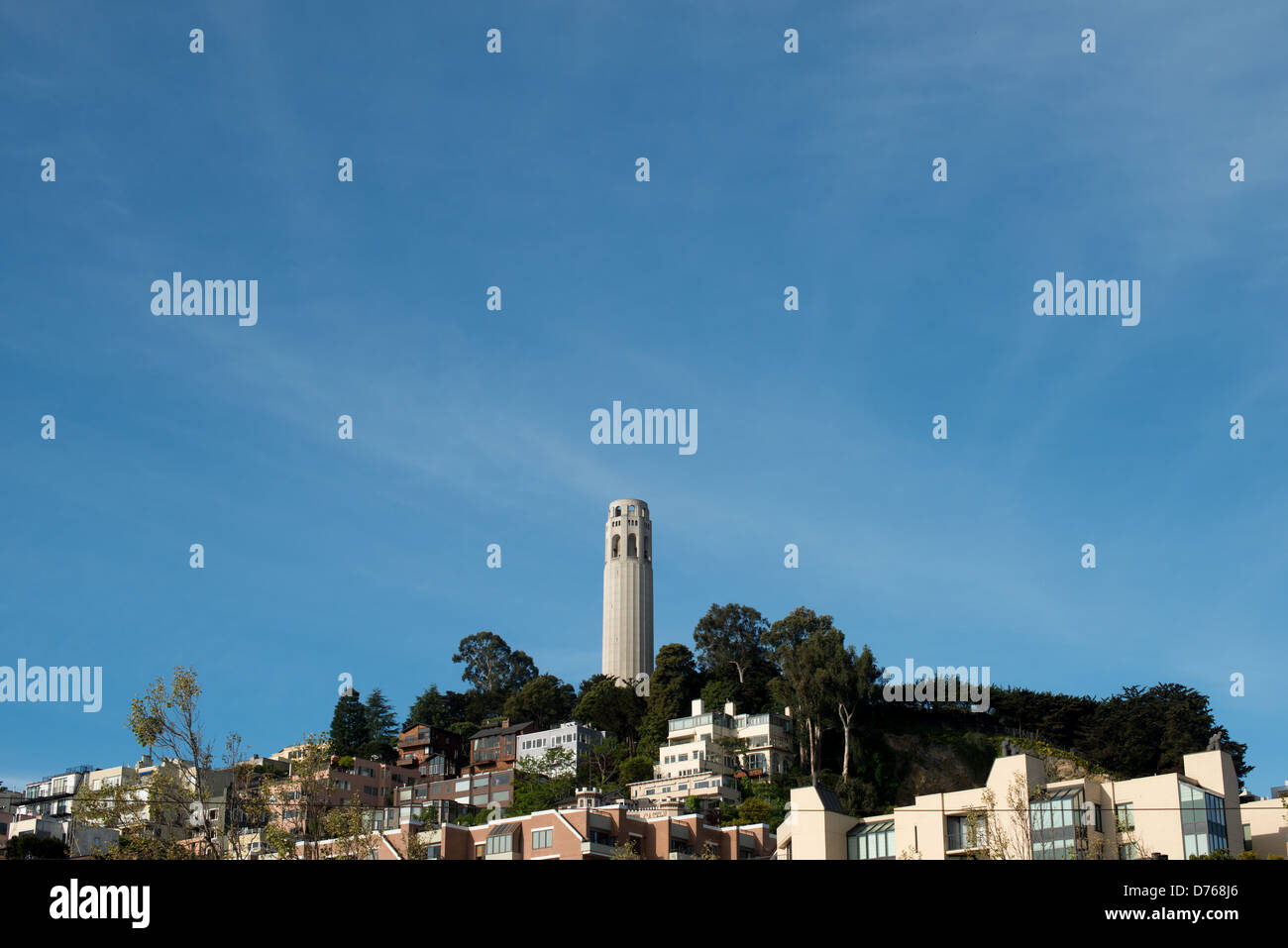 Coit tower telegraph hill landmark hi-res stock photography and images ...