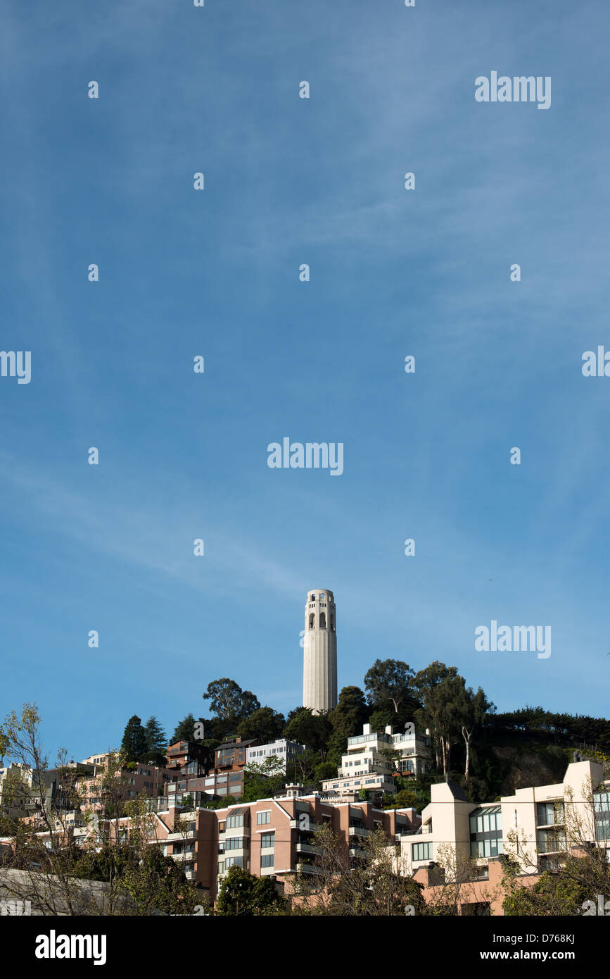 Lillian Coit Memorial Tower High Resolution Stock Photography and ...