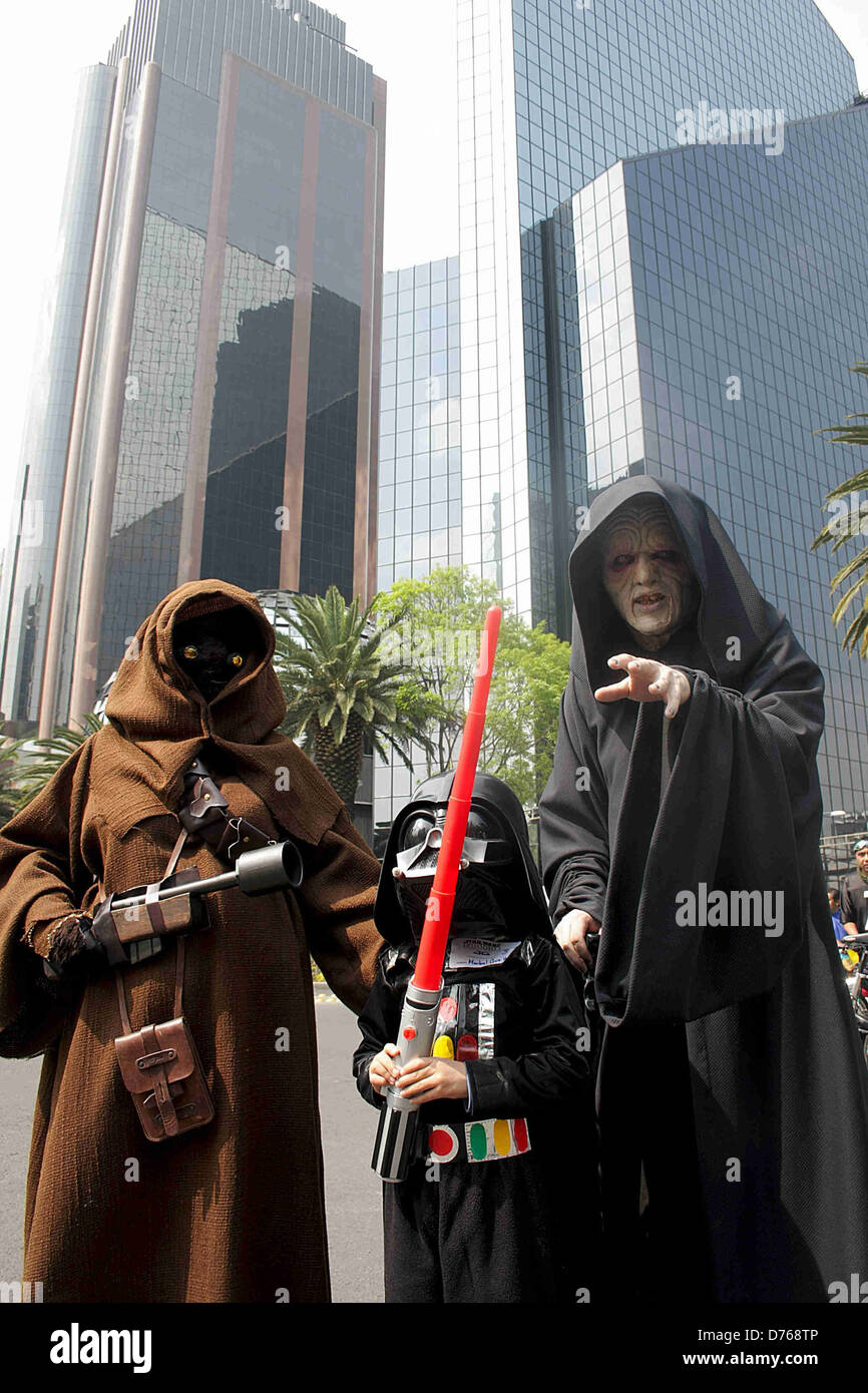 Fans of Star Wars compete in a special rally kart event in anticipation ...