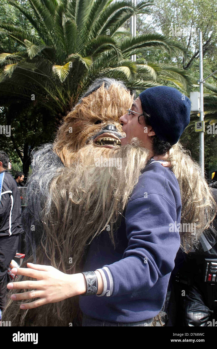 Fans of Star Wars compete in a special rally kart event in anticipation ...