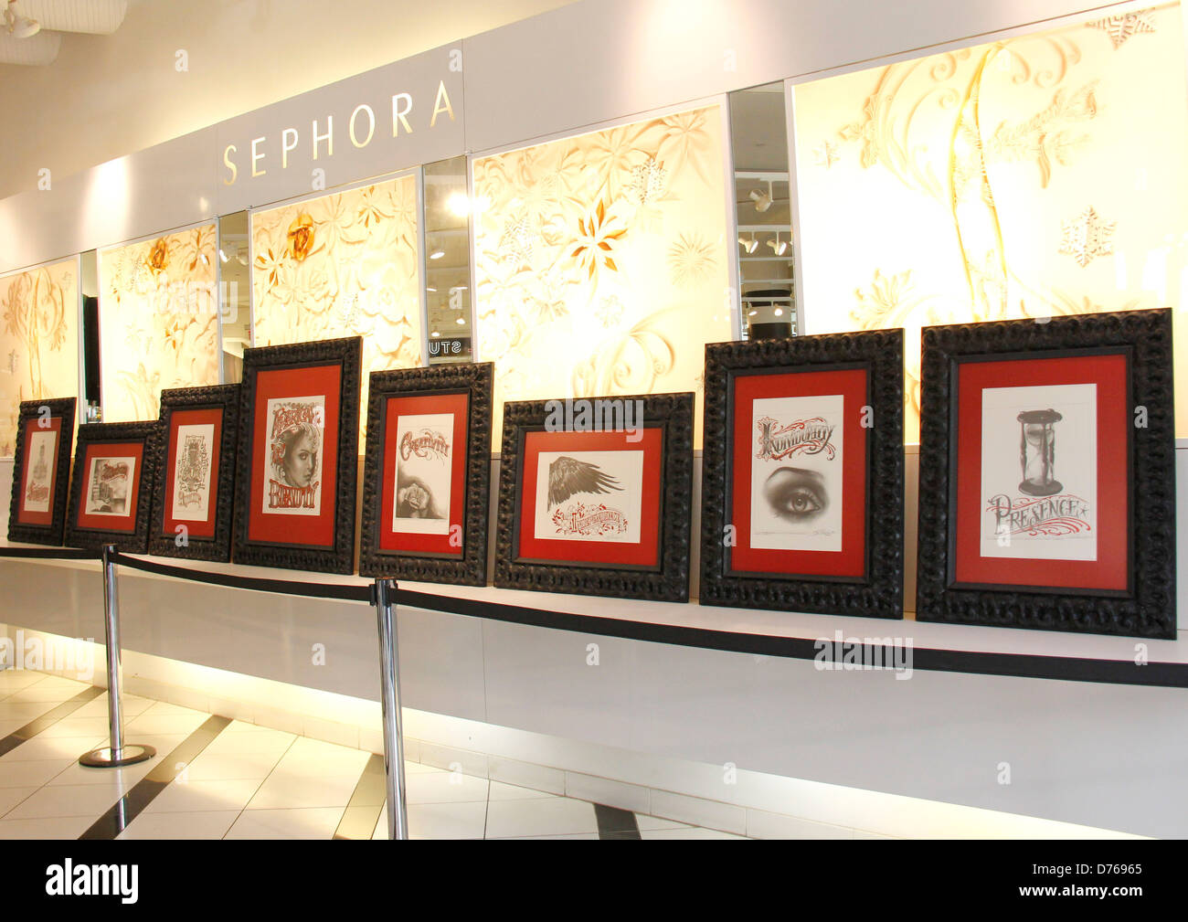 Kat Von D meets fans and displays her artwork in Sephora Los Angeles ...