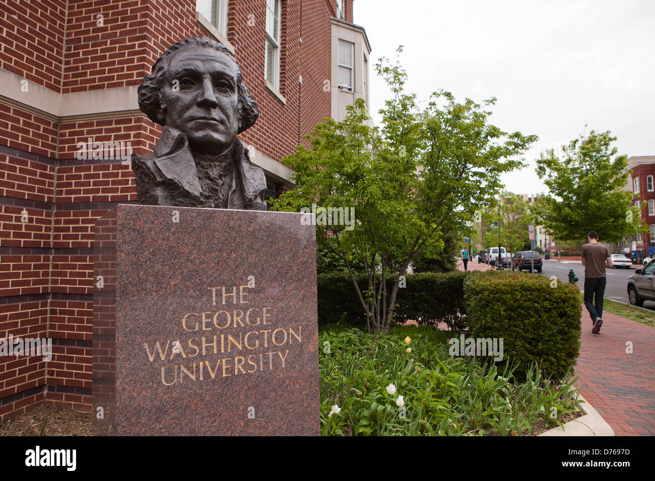 The george washington university sign hi-res stock photography and ...