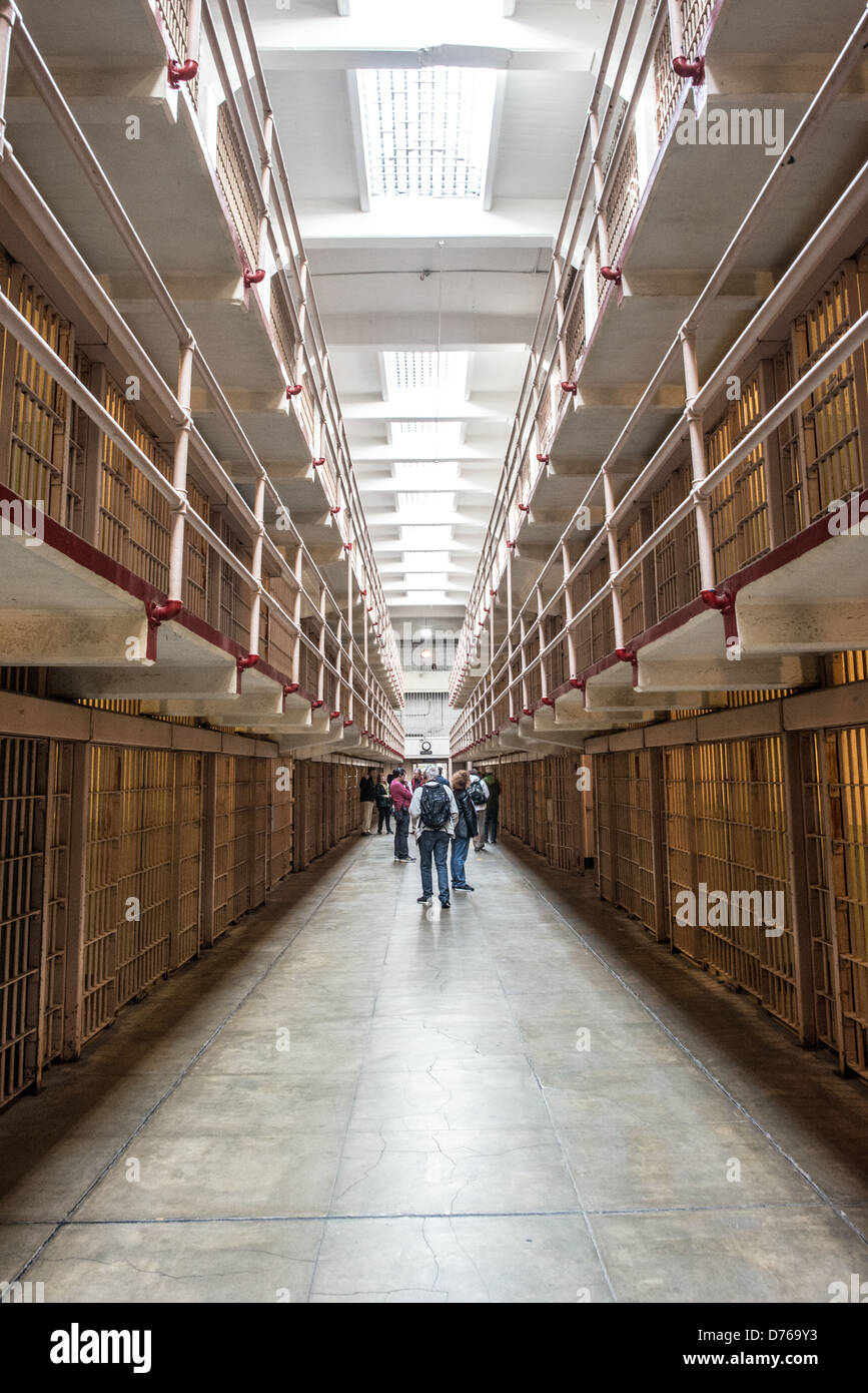 Inside alcatraz prison hi-res stock photography and images - Alamy
