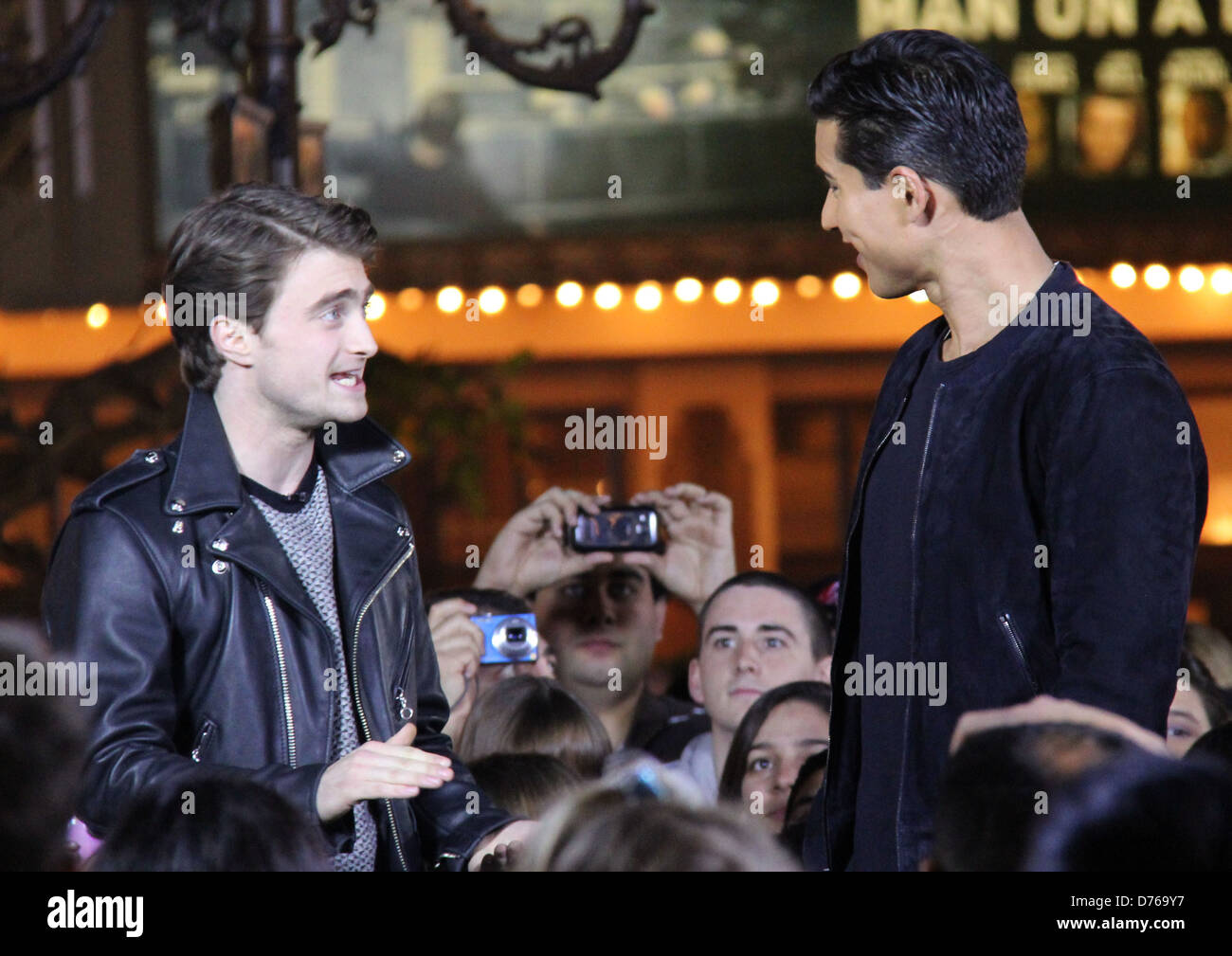 Daniel Radcliffe appears on entertainment news show 'Extra' at The ...