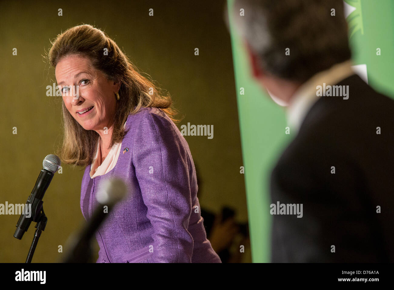 Elizabeth Colbert Busch the democratic candidate for the open ...