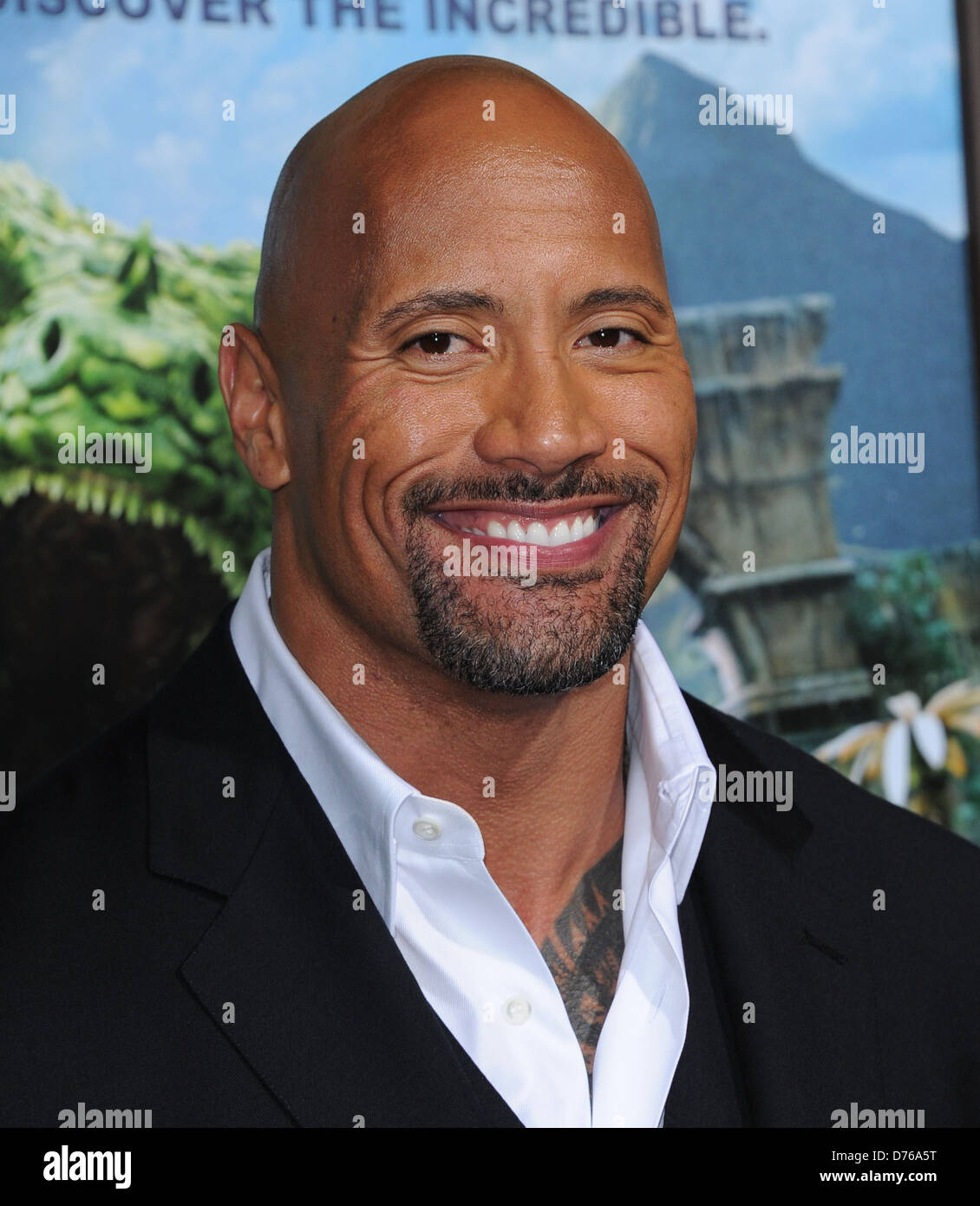 Dwayne Johnson aka 'The Rock' The Los Angeles Premiere of 'Journey 2 ...