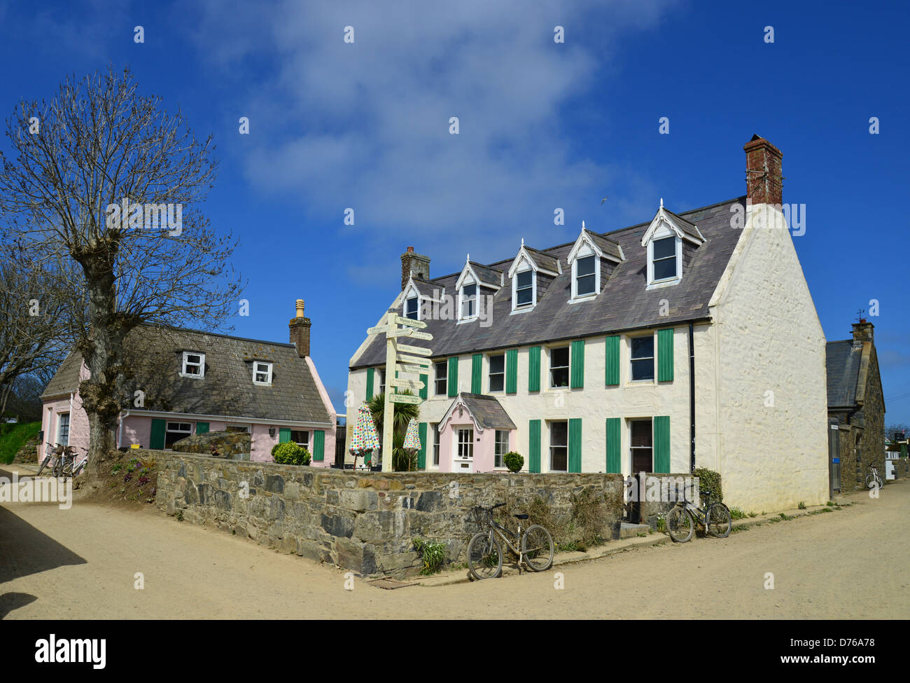 House on The Avenue, Greater Sark, Sark, Bailiwick of Guernsey, Channel ...
