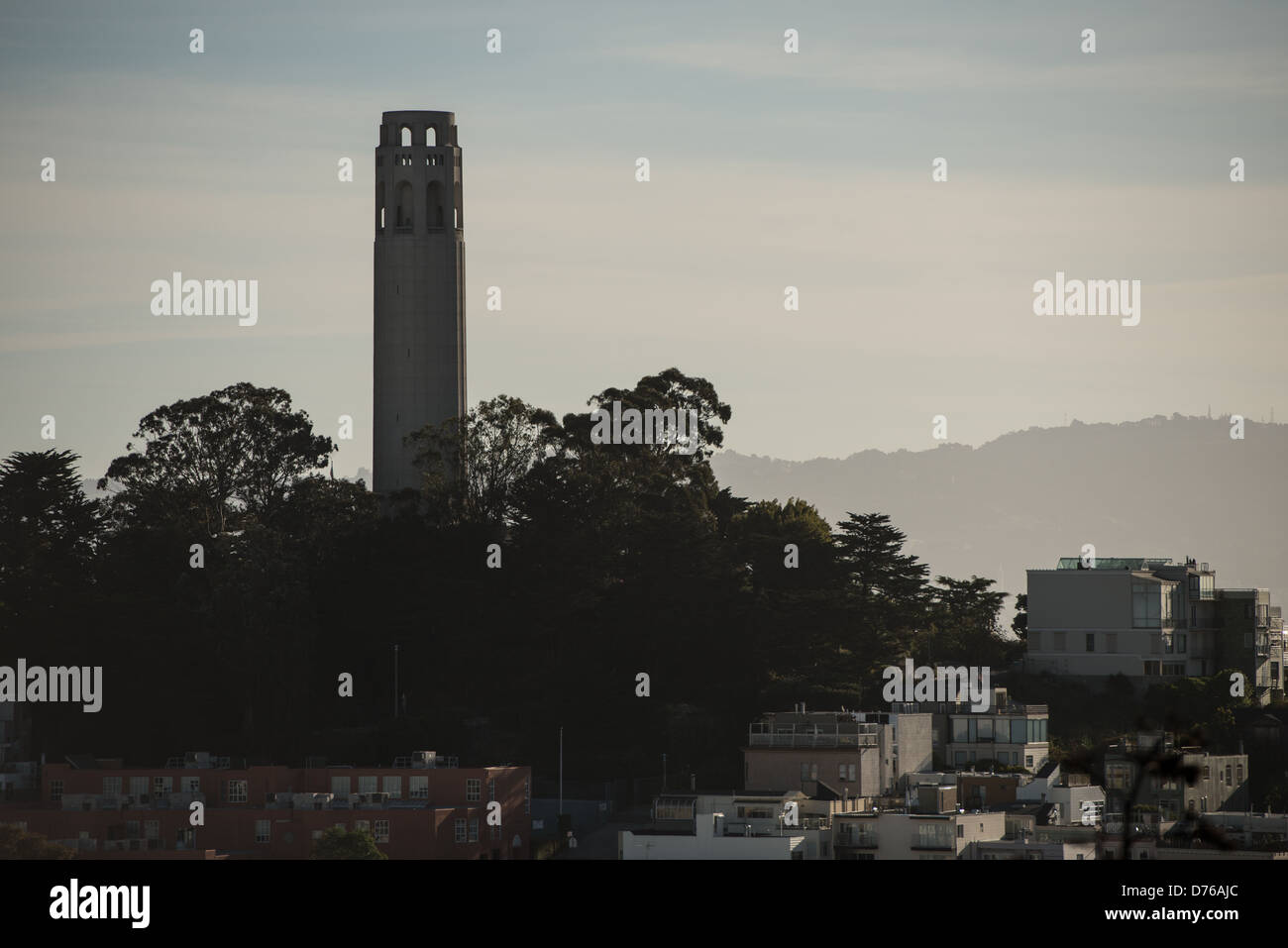 Lillian Coit Memorial Tower High Resolution Stock Photography and ...