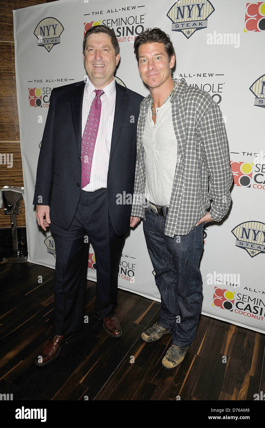 Steve Bonner and Ty Pennington, at the 'Move That Bus' to celebrate the ...
