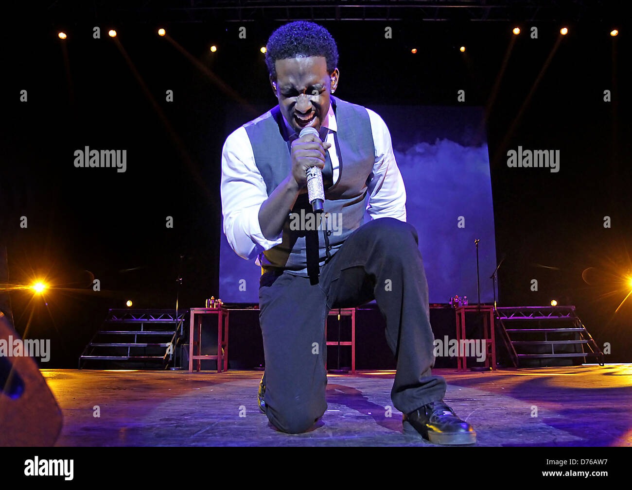 Shawn Stockman, of Boyz II Men performing at Manchester O2 Apollo ...