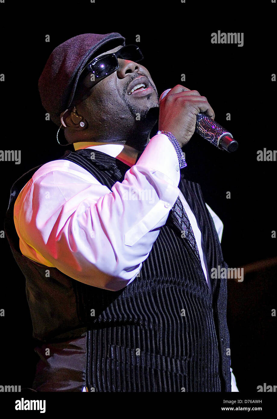 Wanya Morris, of Boyz II Men performing at Manchester O2 Apollo ...