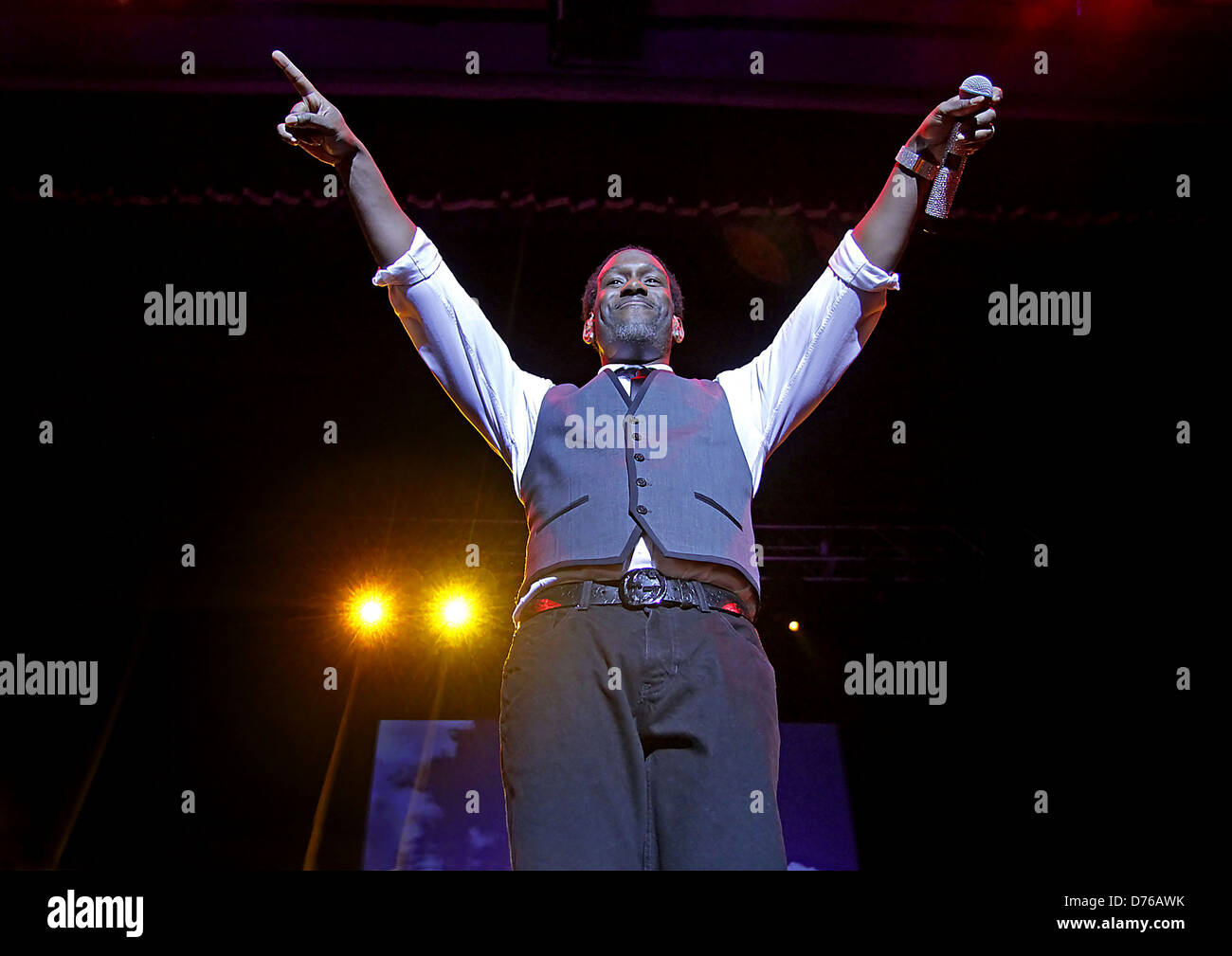 Shawn Stockman, of Boyz II Men performing at Manchester O2 Apollo ...