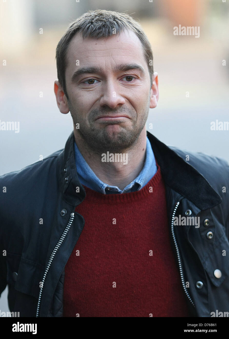 Charlie Condou at the ITV studios London, England - 02.02.12 Stock ...