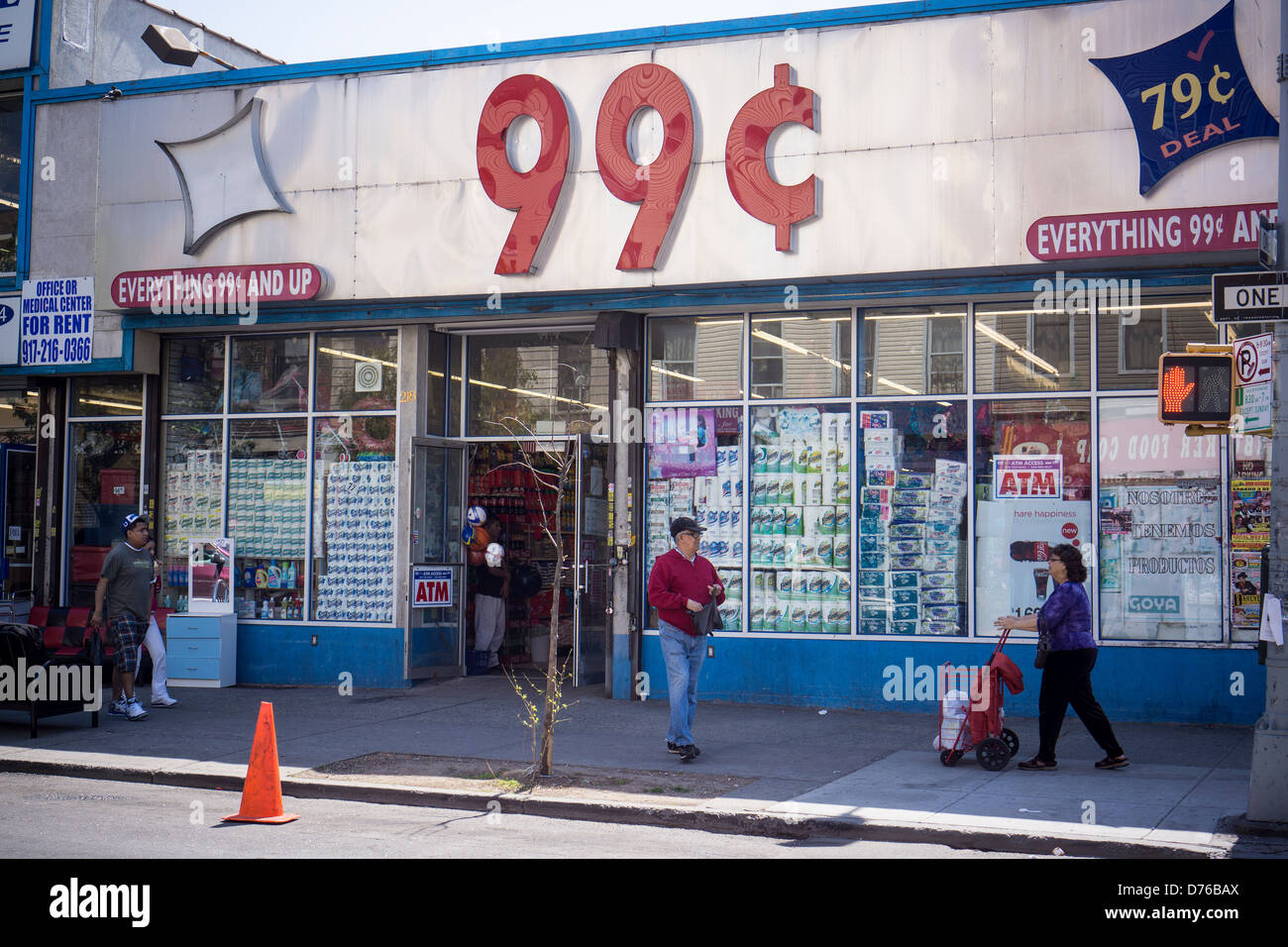 Ninety-Nine Cent store on Knickerbocker Avenue in the Bushwick ...