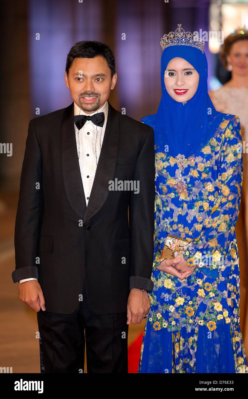 Crownprince Billah and Crownprincess Sarah of Brunei arrive at the ...