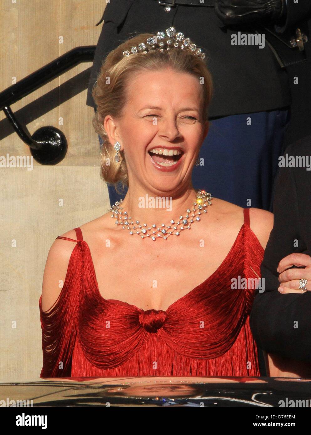 Princess Mabel of The Netherlands leaving the Royal Palace Amsterdam ...