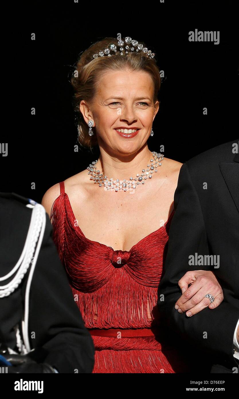 Princess Mabel of The Netherlands leaving the Royal Palace Amsterdam ...