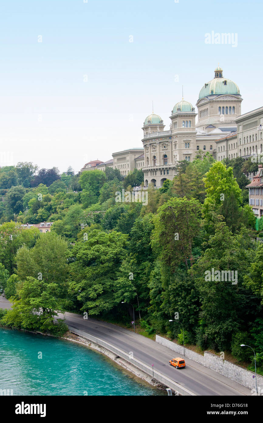 Switzerland, Bern, Landscape, Federal Palace Stock Photo - Alamy