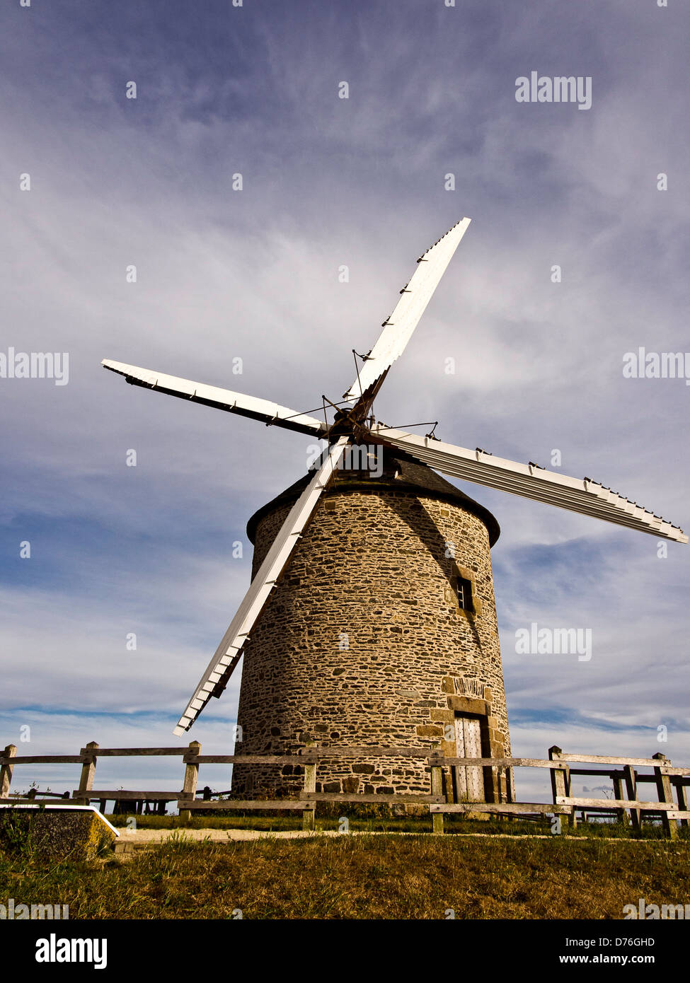 Moidrey Windmill, Moidrey Stock Photo - Alamy